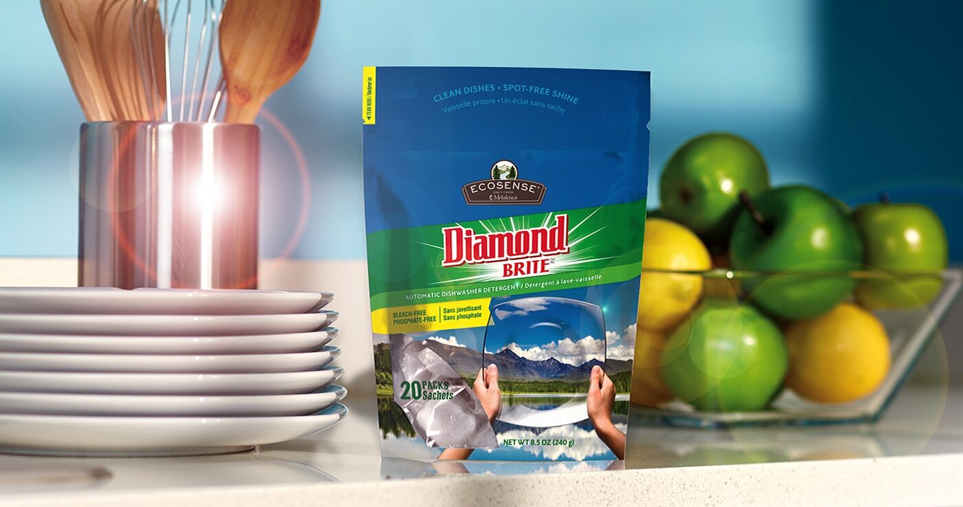 Diamond Bright Automatic Dishwasher Detergent Leaves Your Dishes ...