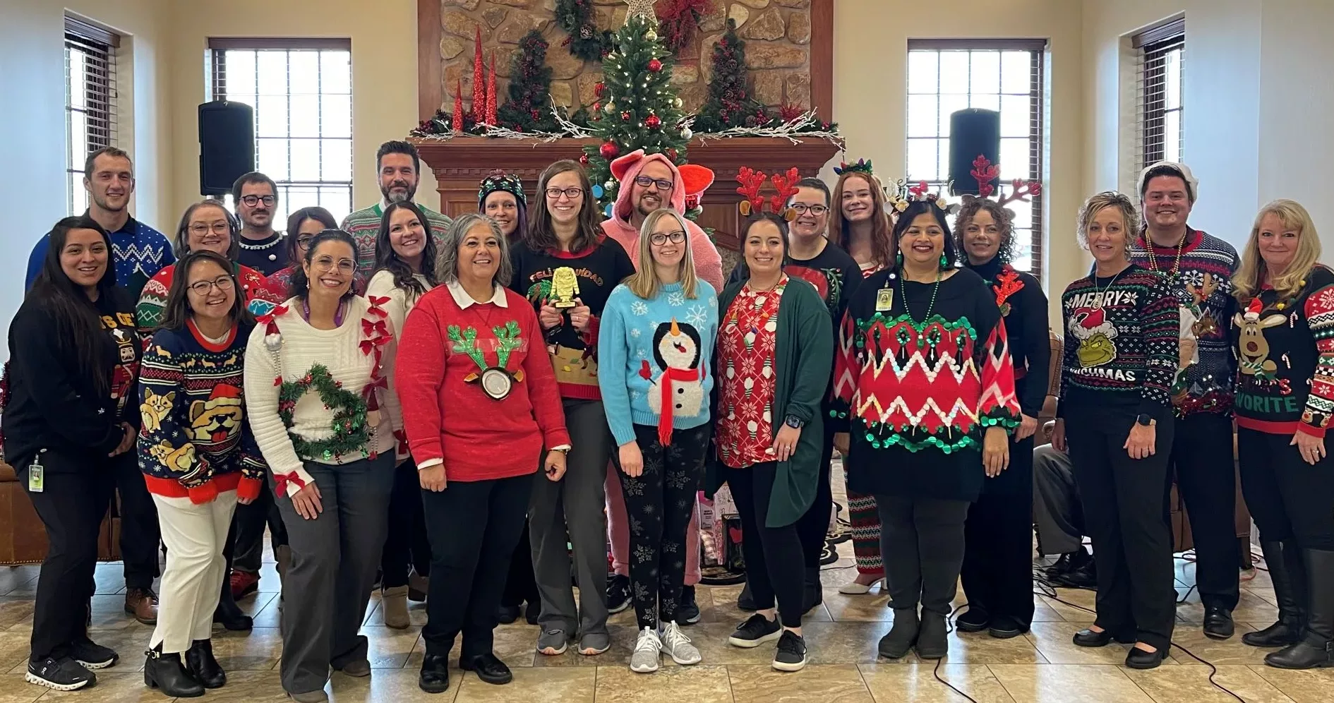Christmas Sweater Contest at Melaleuca Displays Holly Jolly Spirit ...